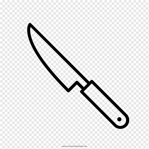 칼 그림 색칠하기 책 흑인과 백인 칼 각도 부엌 어린이 Png Pngwing