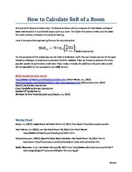 How To Calculate Signal To Noise Ratio By Talking With My Hands TPT