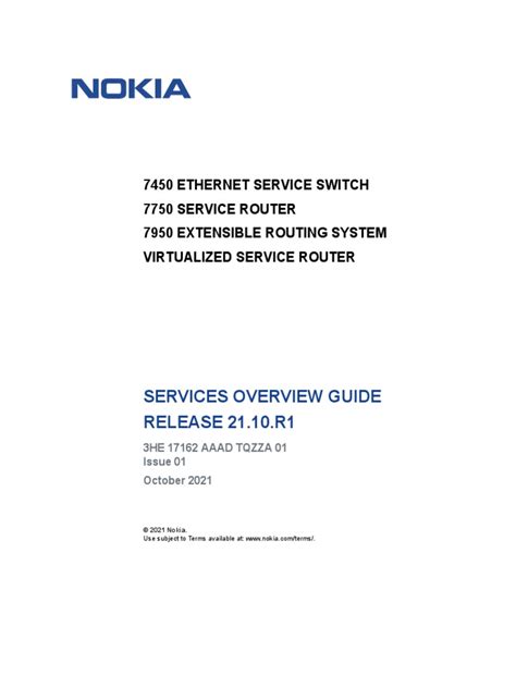 Services Overview Guide Nokia Pdf Networking Multiprotocol Label Switching