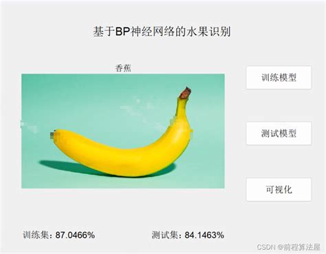 图像识别算法 matlab基于bp神经网络的水果识别算法 bp神经网络 图像数据集 csdn博客