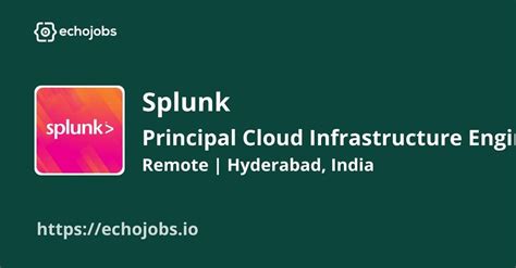 Splunk Is Hiring Principal Cloud Infrastructure Engineer