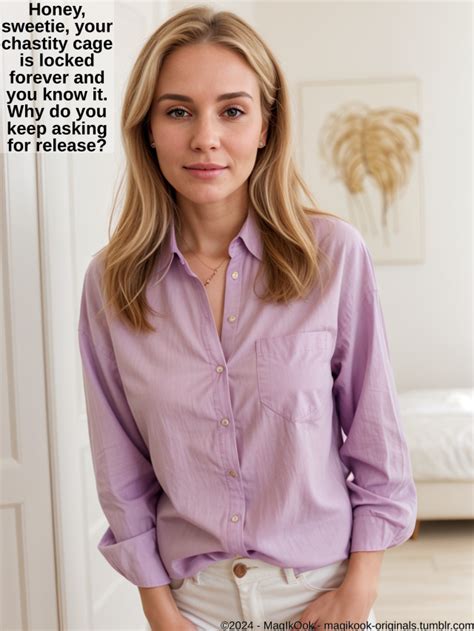 Honey Sweetie Your Chastity Cage Is Locked Forever And You Know It