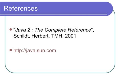 Applet Architecture Introducing Java Applets Ppt