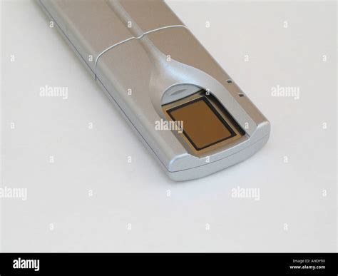 Biometric Fingerprint Reader Stock Photo Alamy