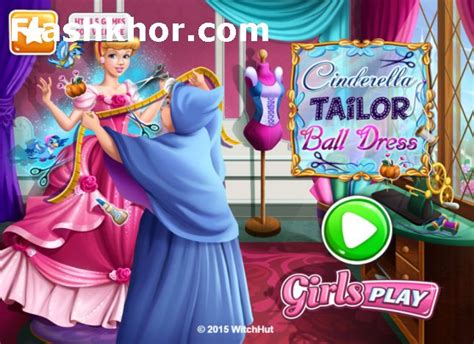 بازی خیاطی لباس عروس سیندرلا آنلاین دخترانه