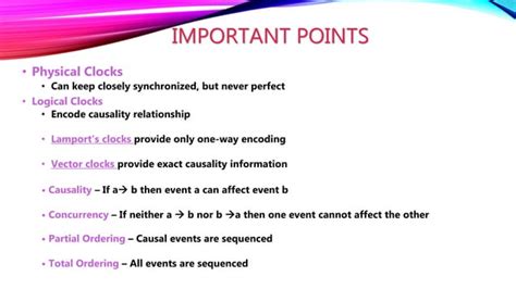 Distributed System Lamports And Vector Algorithm Pptx Computing