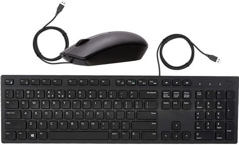 Dell Usb Wired Keyboard And Mouse Combo Set Kb216ms116