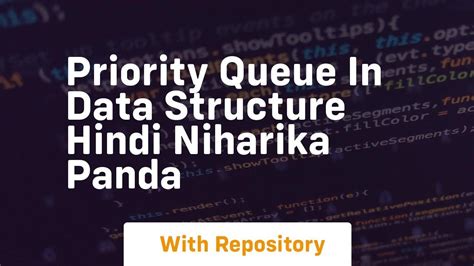 Priority Queue In Data Structure Hindi Niharika Panda Youtube