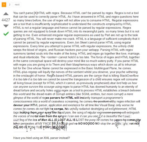 Parsing Html With Regex Parsing Html With Regex Parsing Html With Regex