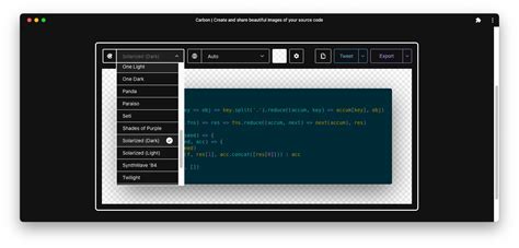 Easily Create Beautiful Source Code Images With Carbon