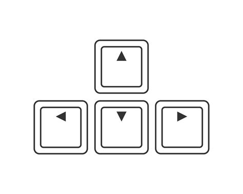 Cursor Key Arrangements The Four Cursor Keys Up Down Left And Rightin The Cursor Key Zone