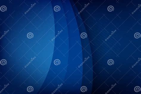 Abstract Deep Blue Background Curve And Overlap Layer With Basic Stock