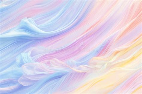 Swirling Pastel Colors Create A Dreamy Abstract Artwork In Soft Hues