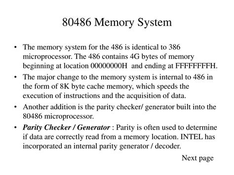 Ppt 80486 Microprocessor Powerpoint Presentation Free Download Id