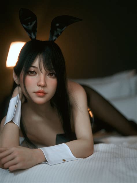 Rule 34 1girls 3d 3d Artwork Asian Asian Female Bed Black Hair Blush Bunny Ears Bunnysuit