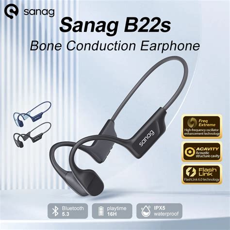 Sanag Fone De Ouvido De Condu O Ssea Bluetooth Som Espacial Din Mico Auscultadores