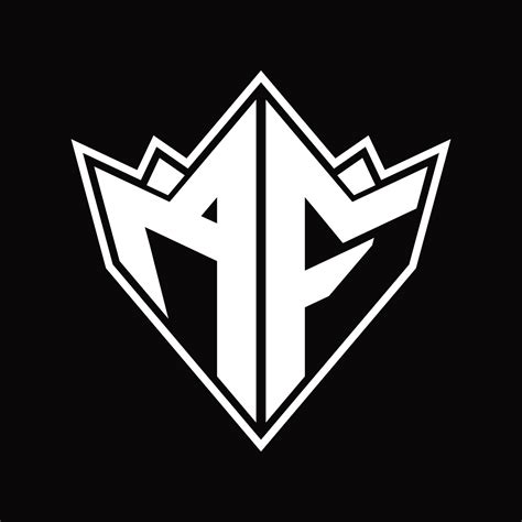 Af Logo Monogram Design Template 16154433 Vector Art At Vecteezy