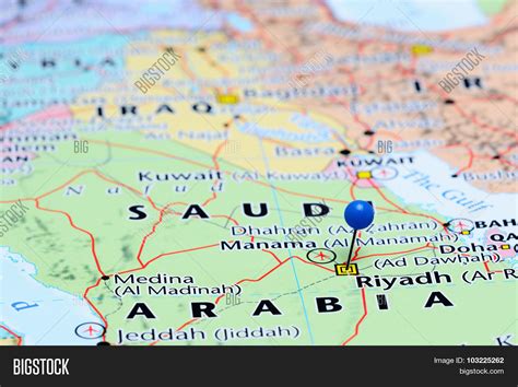 Riyadh Pinned On Map Image And Photo Free Trial Bigstock