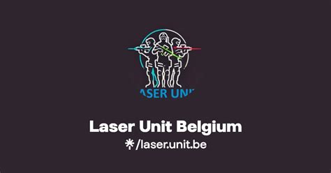 Laser Unit Belgium Instagram Facebook Linktree