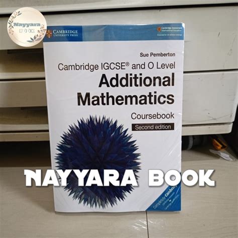 Jual Buku Buku C Igcse And O Level Additional Mathematics Coursebook Shopee Indonesia