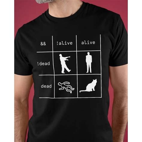 Boolean Logic Alive Dead Shirt Nouvette