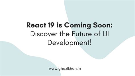 React 19 Is Coming Soon Discover The Future Of Ui Development