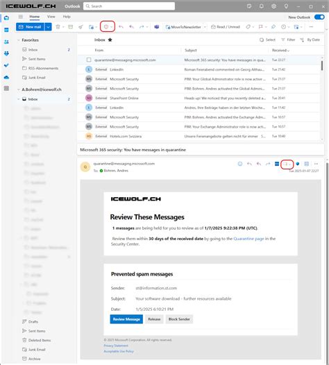 New Built In Junk E Mail Reporting Buttons Finally In Outlook Mobile Icewolf Blog