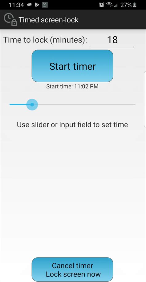timed screen lock для android — Скачать