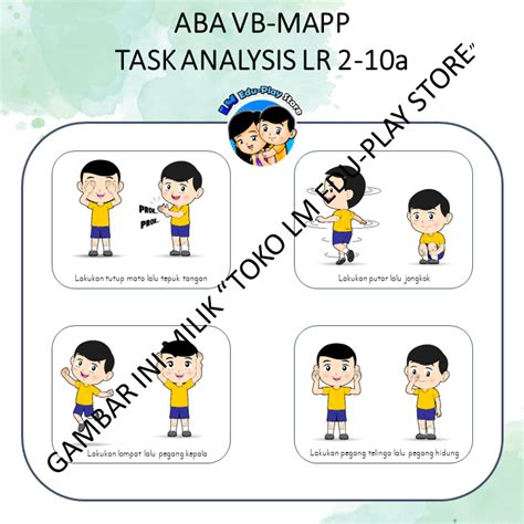 Aba Vb Mapp Card Task Analysis Listener Response 2 10a Shopee Malaysia