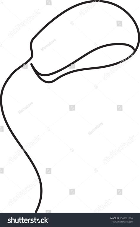 3503 Computer Mouse Line Drawing Stock Vectors Images And Vector Art Shutterstock