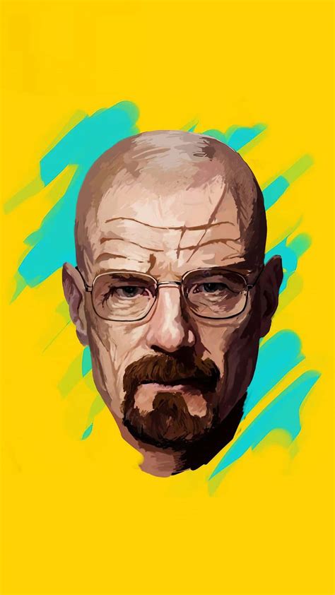 Download Bald Man With Glasses Artwork Wallpaper