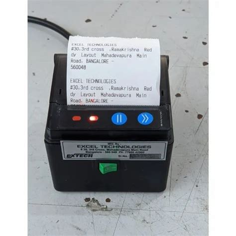 Bluetooth Receipt Thermal Printer Model Type Extech At In Bengaluru