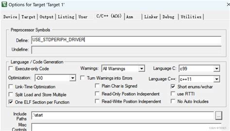 使用keil Mdk创建stm32标准库工程keil新建stm32工程 Csdn博客