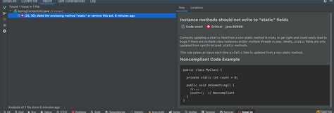 【sonar技术债务解决】instance methods should not write to “static“ fields