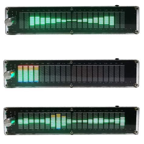 Led Music Spectrum Display Multimode Level Indicator Light Rhythm Analyzer Vu Meter Dc V Car