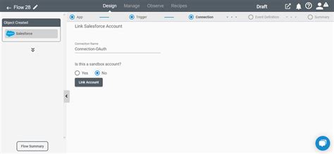 Salesforce Connection Connect Ipaas
