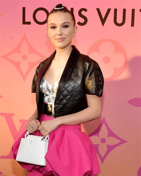Stranger Things Millie Bobby Brown At Louis Vuitton Fashion Show Eleven Season Bobby Brown