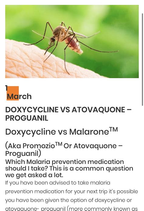 Malaria Prophylaxis Famhealth Medipark