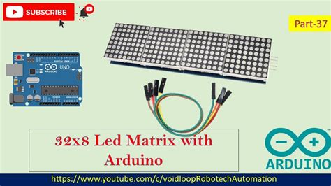Text Animation With Arduino On LED Dot Matrix X YouTube
