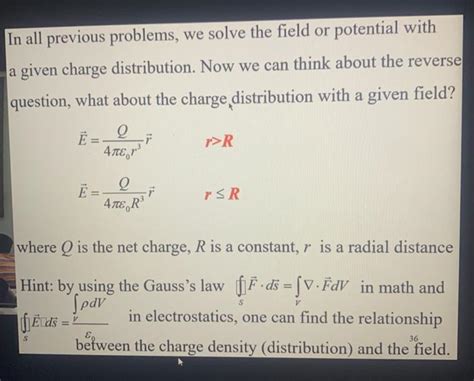 Solved In All Previous Problems We Solve The Field Or Chegg Com