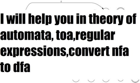 Do Theory Of Automata Toa Regular Expressions Convert Nfa To Dfa By
