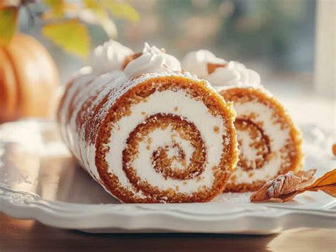 Pumpkin Spice Cake Roll Recipe