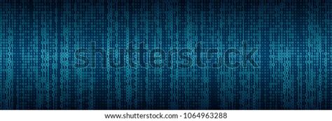 Stream Binary Matrix Code On Screen Stock Vector Royalty Free 1064963288 Shutterstock