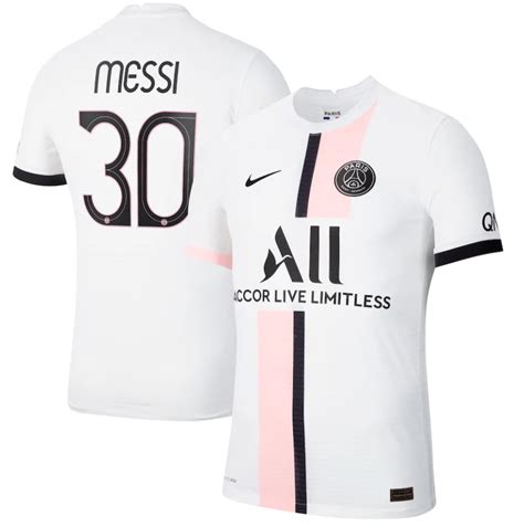 Messi Psg 2122 Ucl Away Vapor Jersey Soccerarmor
