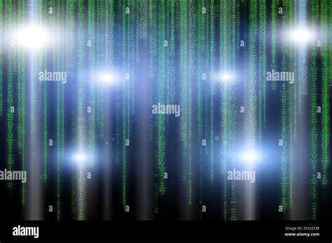abstract green technology binary background binary computer cod abstract green technology
