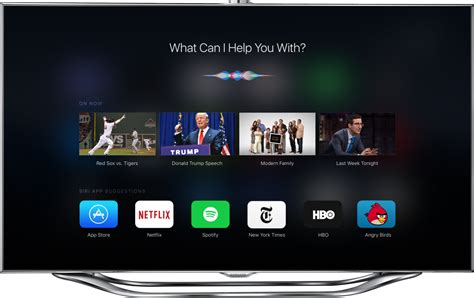 Apple Tv 4 Ui With Third Party Apps Siri New Ui Conceptualized