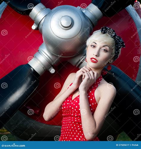 Retro Girl Stock Image Image Of Beautiful Dreamy Black 27505617