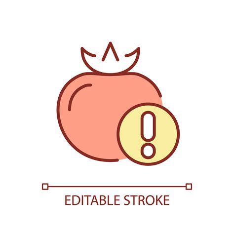 Editable Tomato Icon Representing Heatflation Concept Isolated Vector Global Warming Impact
