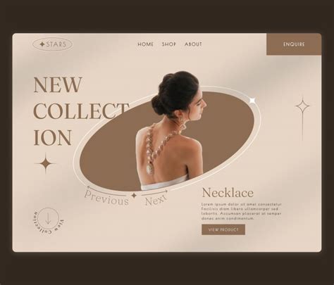 Hi Guys Check Out My Latest Experimentation With A Jewellery Shop Website Dribble