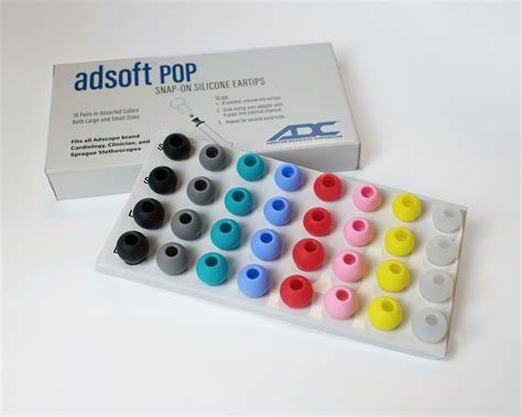 Adsoft Ear Tip 8 Color Multipack